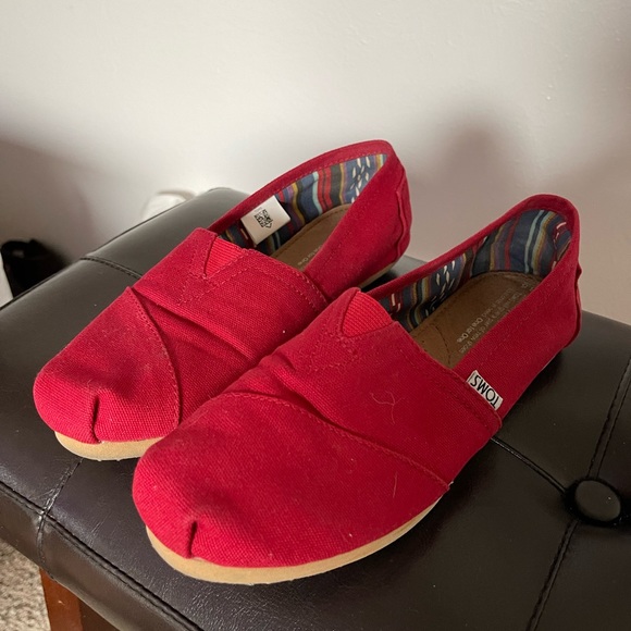 Toms | Shoes | Red Toms | Poshmark